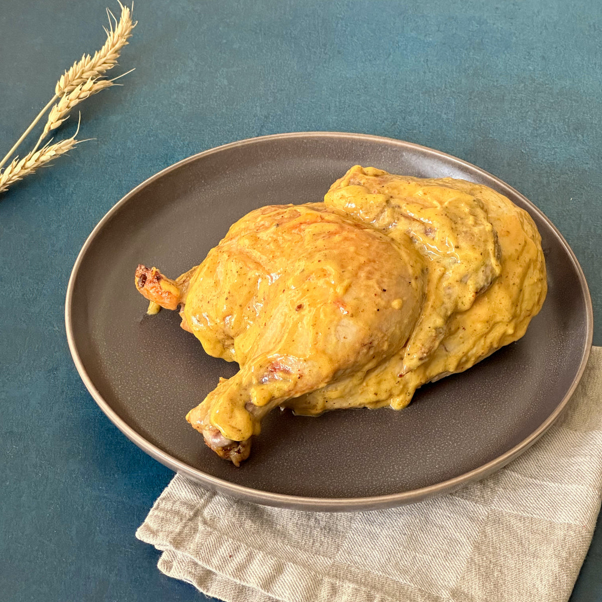 Demi-Poulet au citron confit et romarin (précuit) – Boucherie Édouard ...